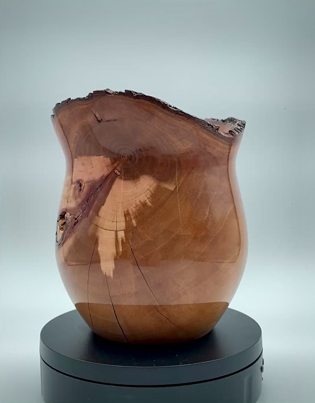 Bradford pear live edge vessel – Wood Turned Art